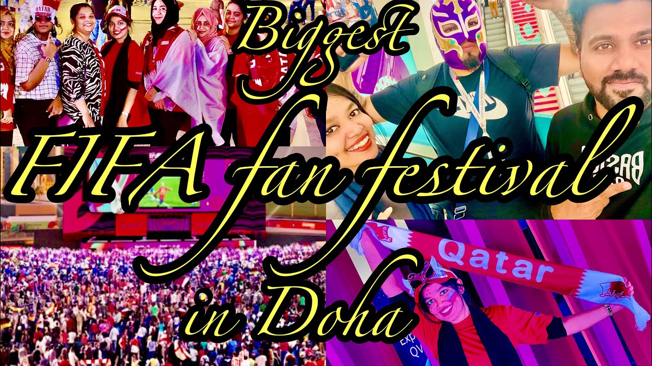 Vlog 26 | FIFA fan festival in Qatar | Al bidda fan zone | fifa 2022 ...