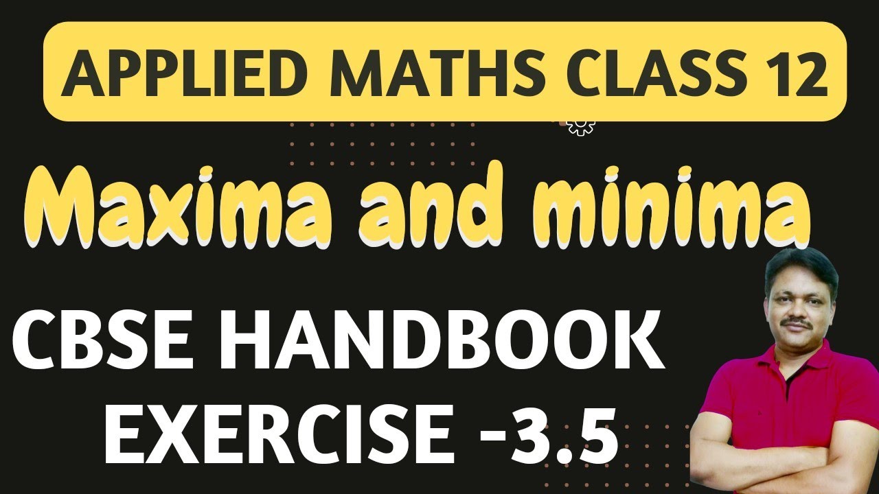CBSE Handbook Exercise 3.5 | NCERT Ex 3.3 | Unit 3a Differentiation ...