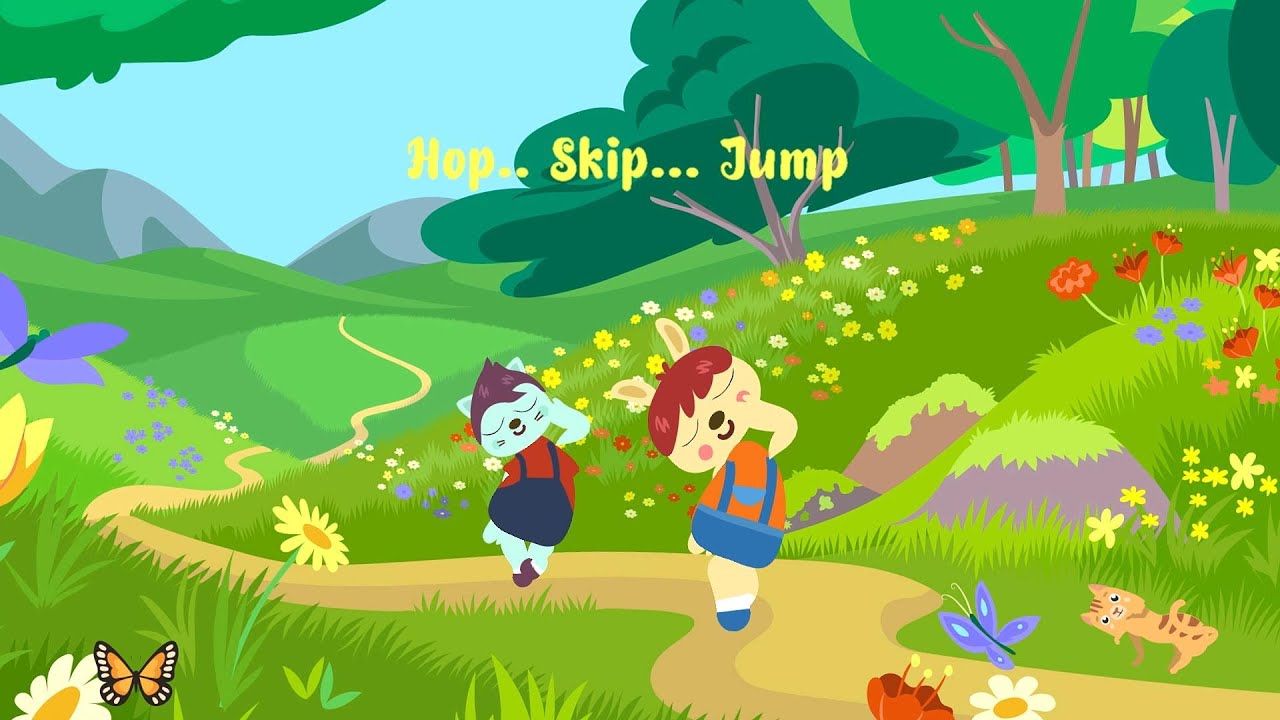 🎶 Hop Skip and Jump | New | Fun Kids Party Song | Learning & Dance ...