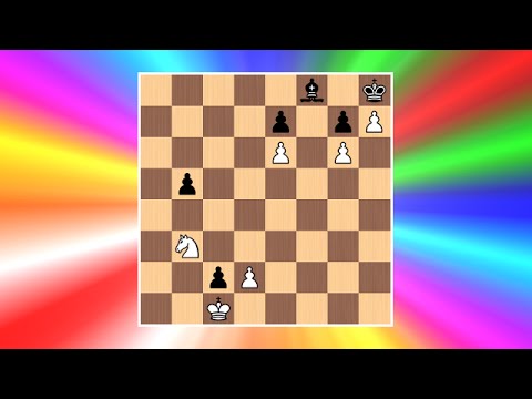 Nf7 = # | Cool Chess Puzzle #13 (Josef Munsch) - YouTube