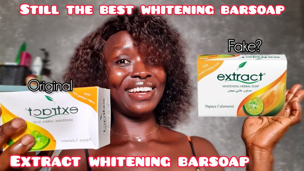 The Best skin Brightening barsoap! Extract Soap Review... - YouTube