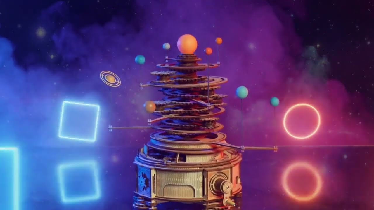 Mô Hình Gỗ 3D Lắp Ráp ROBOTIME ROKR Hành Tinh Hệ Mặt Trời (Mechanical ...