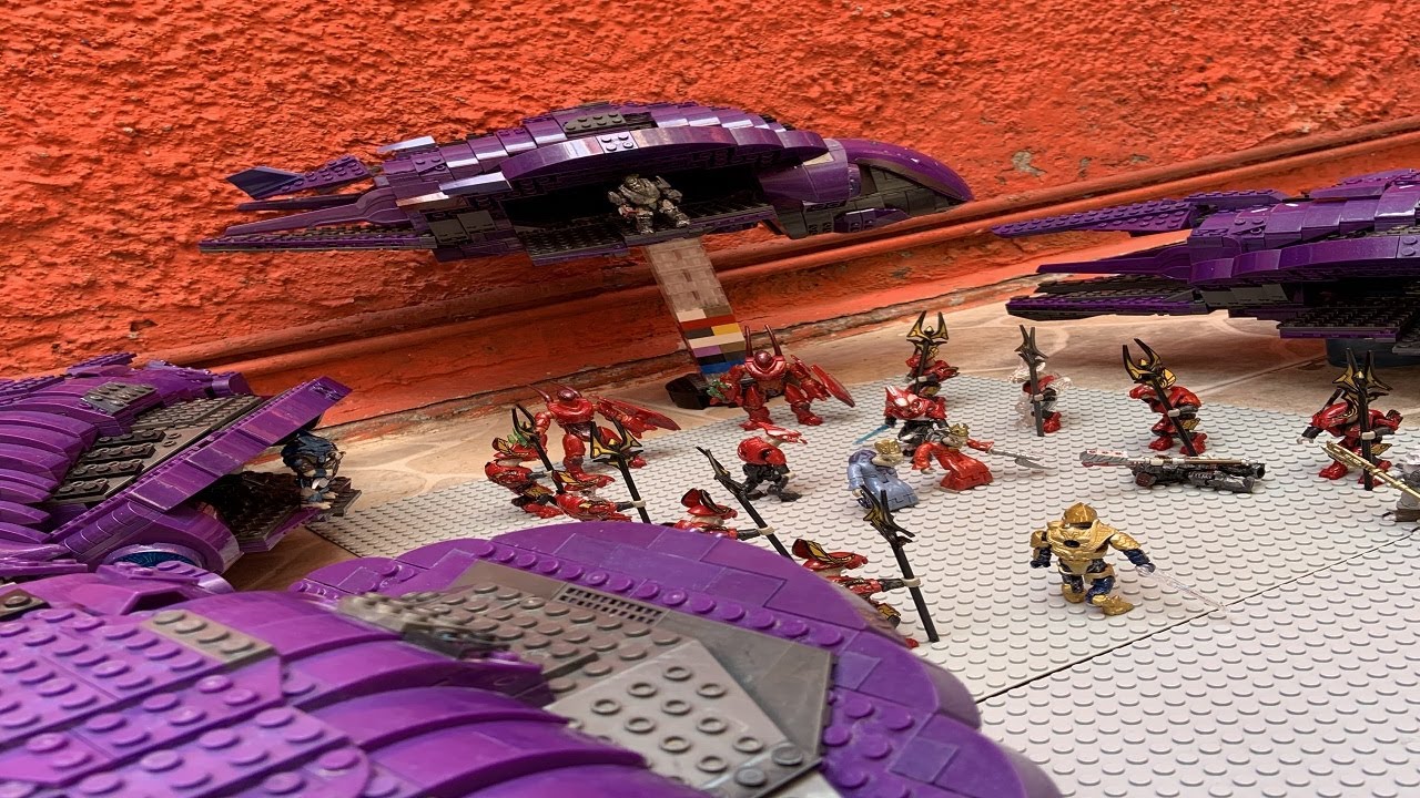 Halo Mega Bloks Covenant Phantom Set Review En Español - YouTube