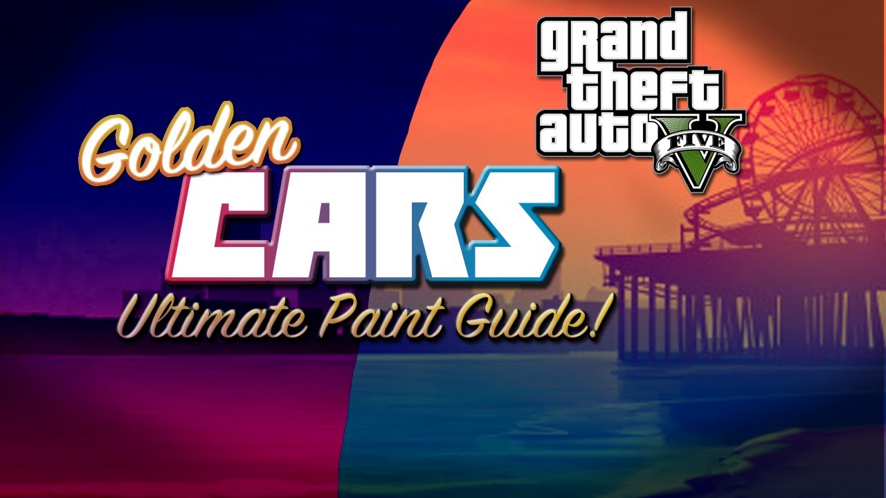 GTA 5: GOLDEN CARS: GET A GOLD CAR - YouTube
