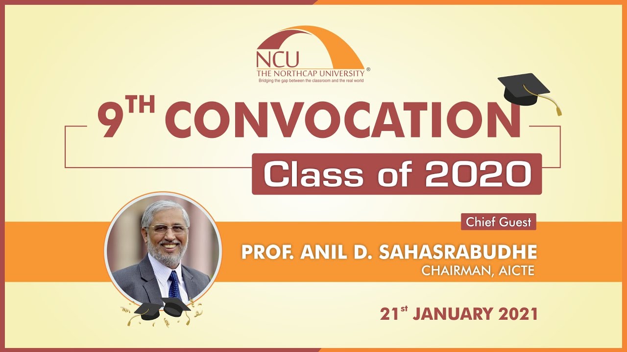 9th Convocation - The NorthCap University - YouTube