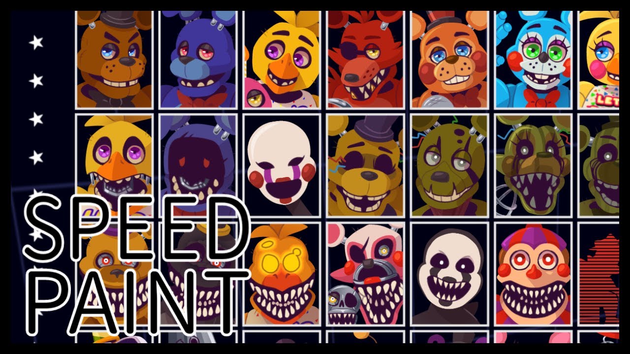 Ultimate Custom Night (Redraw) | TIMELAPSE - YouTube