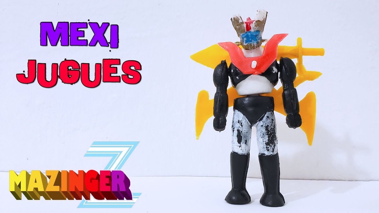 Mazinger Z con Scrander y espada Figura 80s - Bootleg Mexicano vintage - YouTube