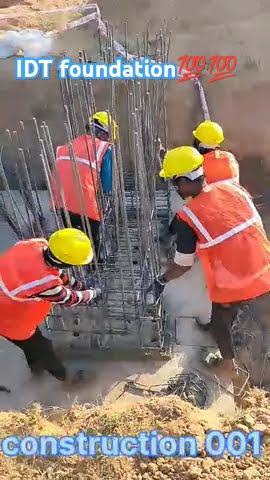 IDT foundation for solar energy⚡⚡⚡ #civilenginering #construction # ...