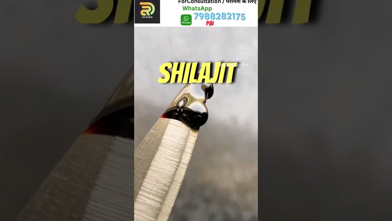 The Identity of Real Shilajit: A Fire Test and Water Test #dr #health # ...