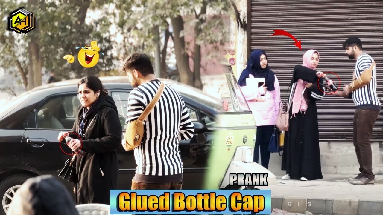 Glued Bottle Prank | Prank In Pakistan| Ali Zaib you - YouTube