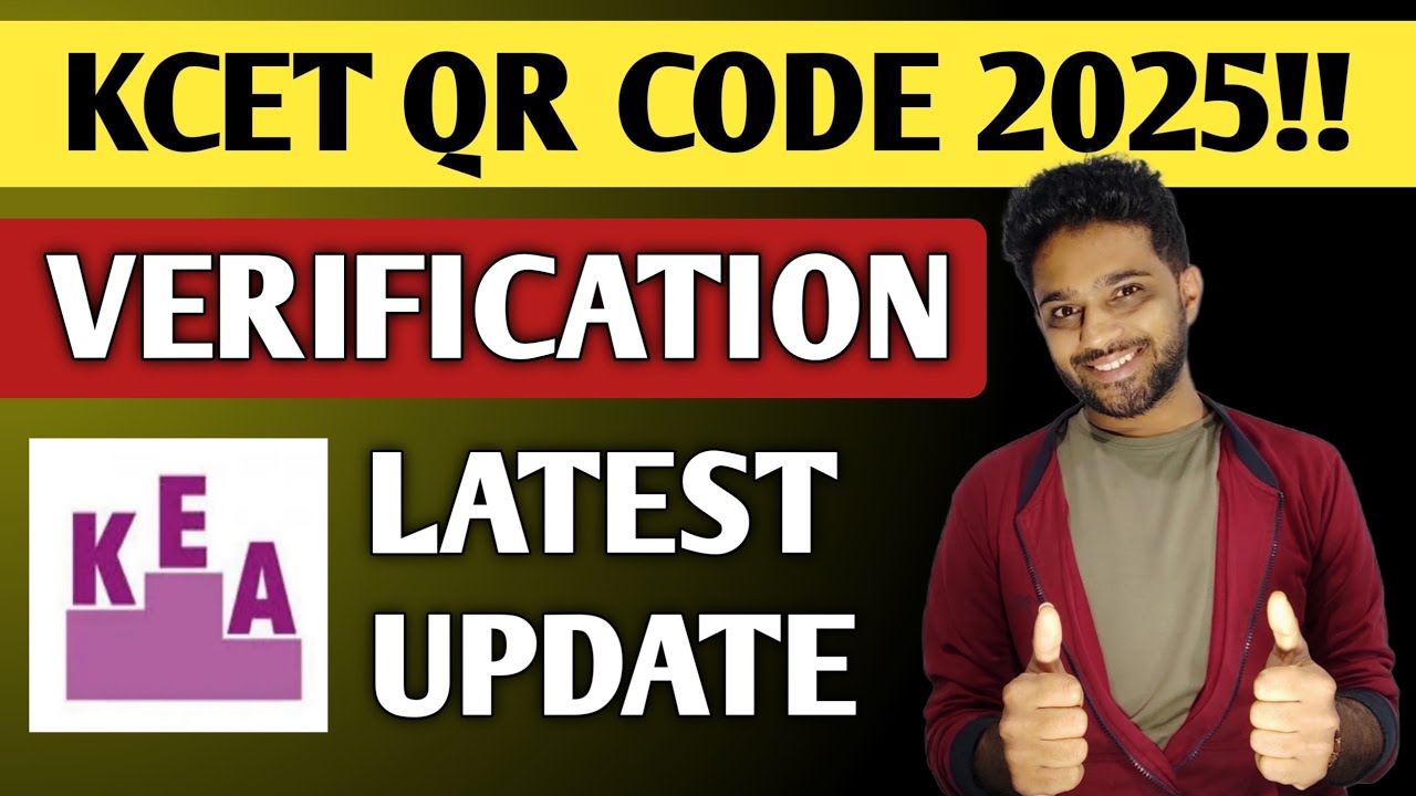 KCET 2025 Latest Update - KCET QR Code Verification! | KCET Dress Code ...