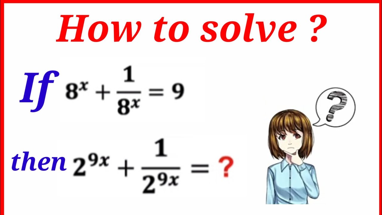 Math Olympiad Question / Nice Algebra problem | Math Olympiad ...