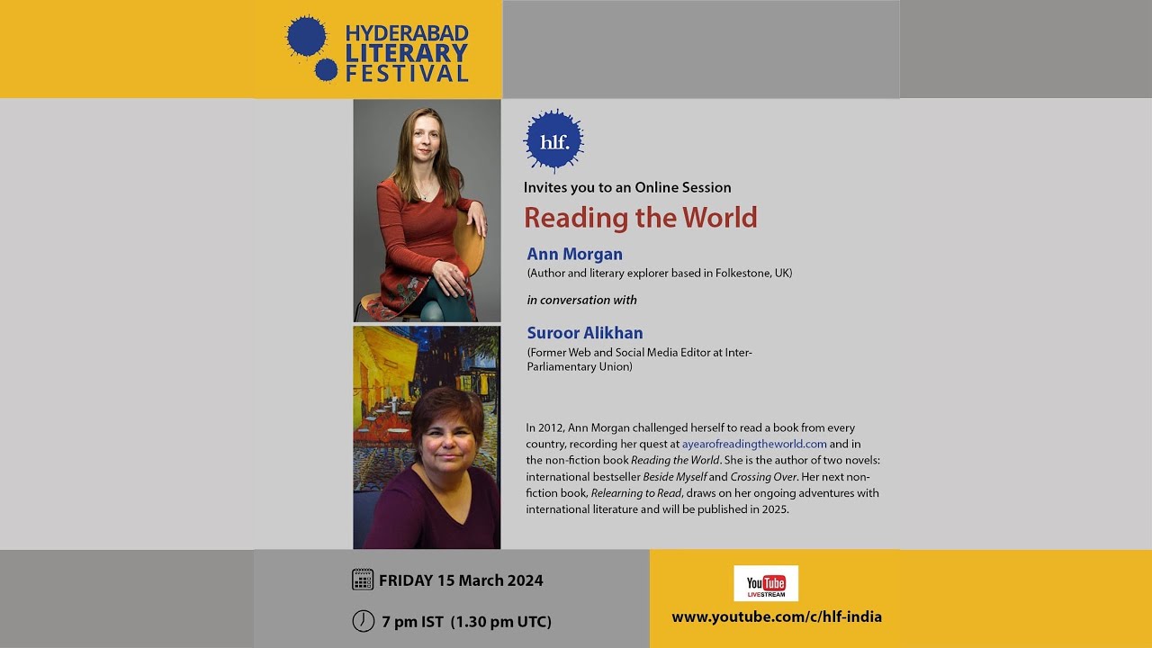 HLF Online | Reading the World with Ann Morgan - YouTube