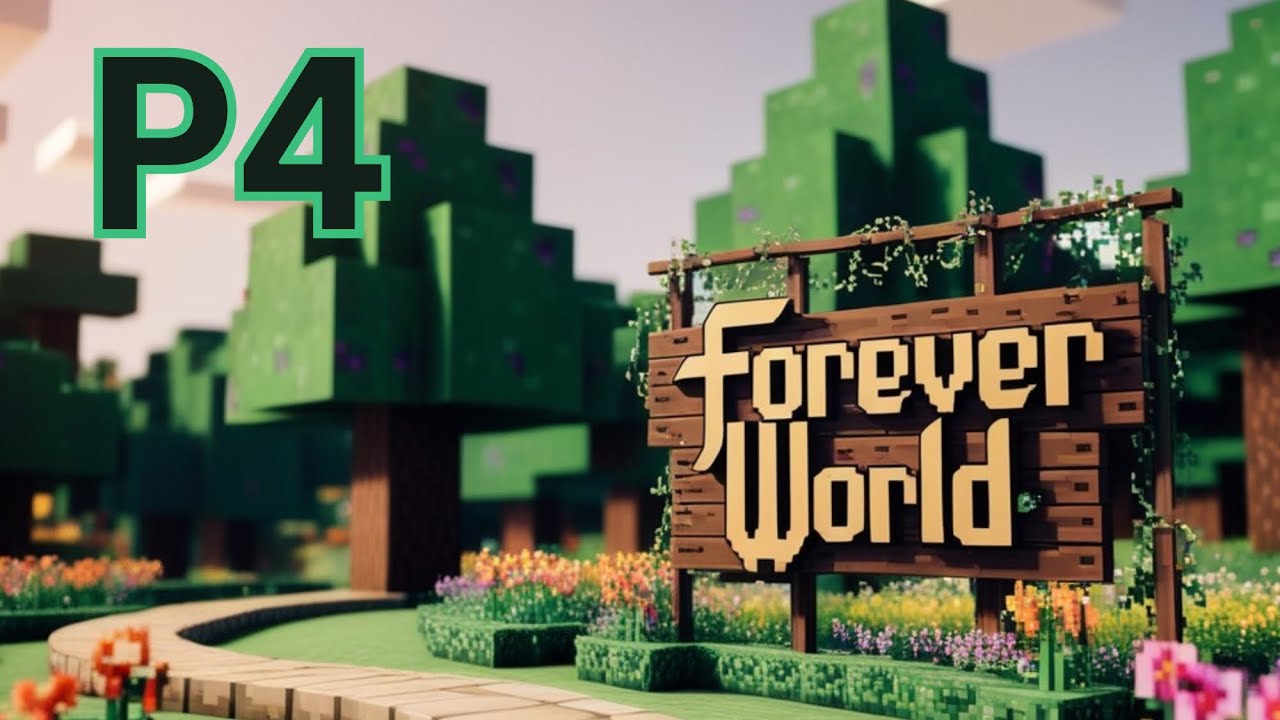 I Tried Gardening In Minecraft Forever World - YouTube