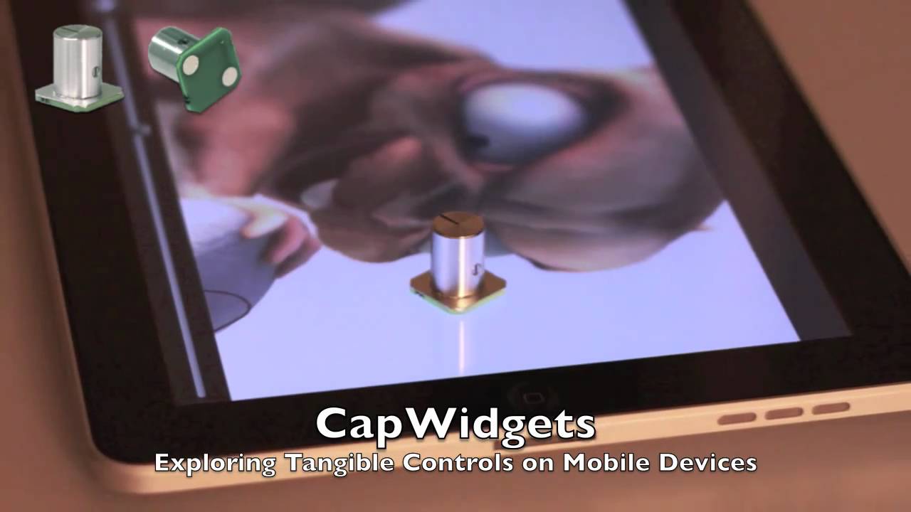CapWidgets: Exploring Tangible Controls on Mobile Devices - YouTube