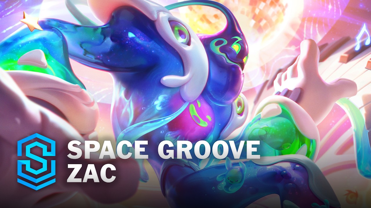 Space Groove Zac Skin Spotlight - League of Legends - YouTube