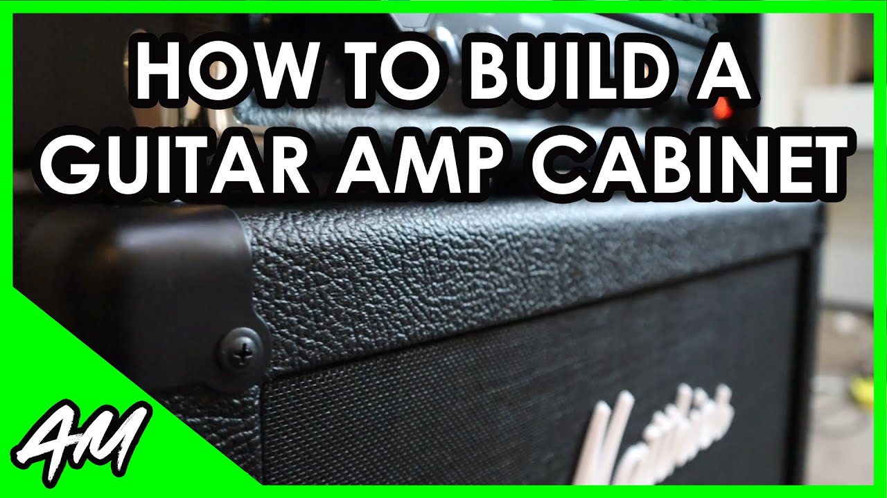 How To Build A Guitar Amp Cabinet DIY With Minimal Tools YouTube