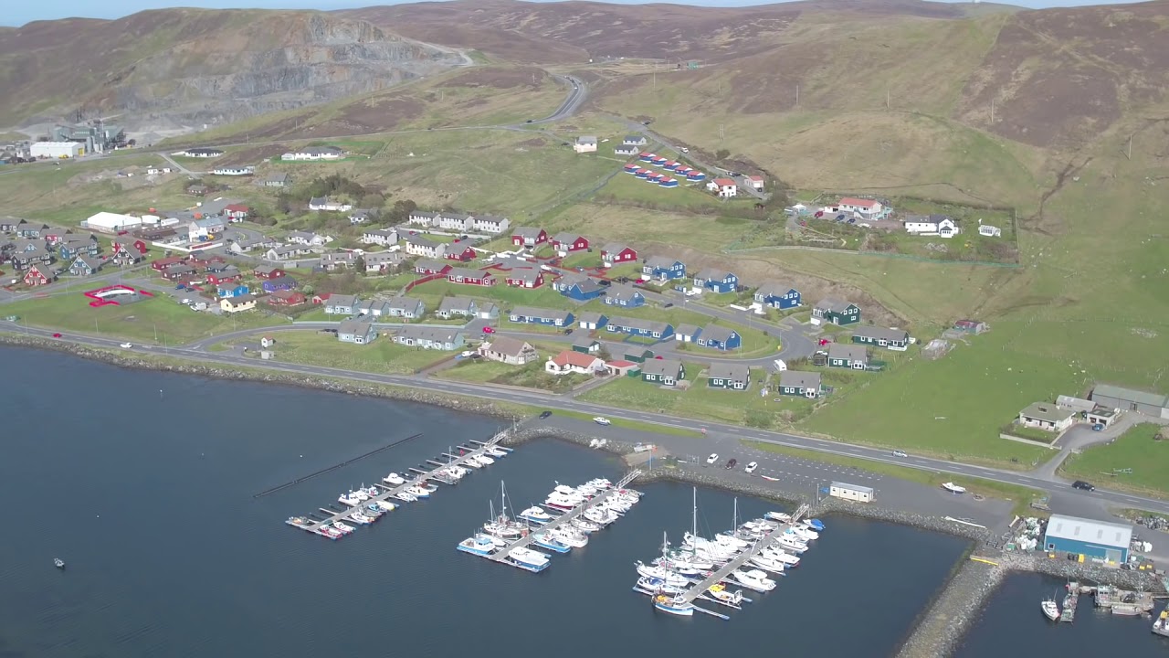Drone footage of Scalloway in the Shetland Islands - YouTube