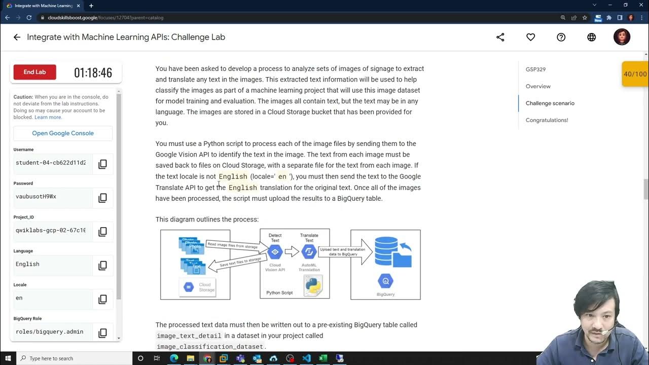 Integrate with Machine Learning APIs Challenge Lab - YouTube