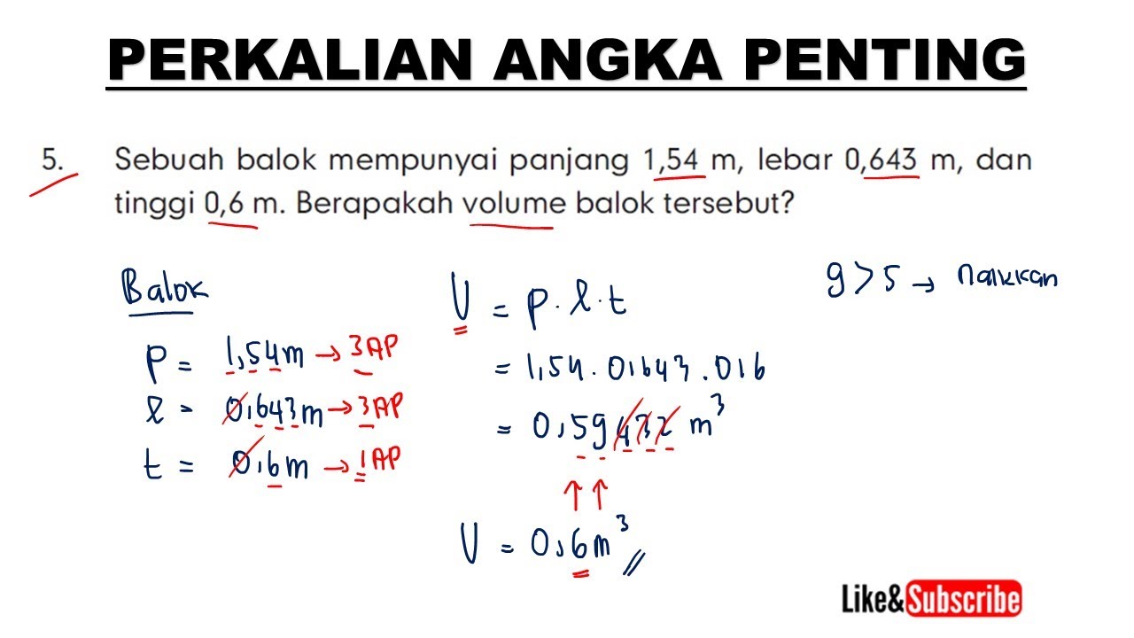 (BSE) ATURAN PERKALIAN ANGKA PENTING | Fisika SMA Kelas 10 - YouTube