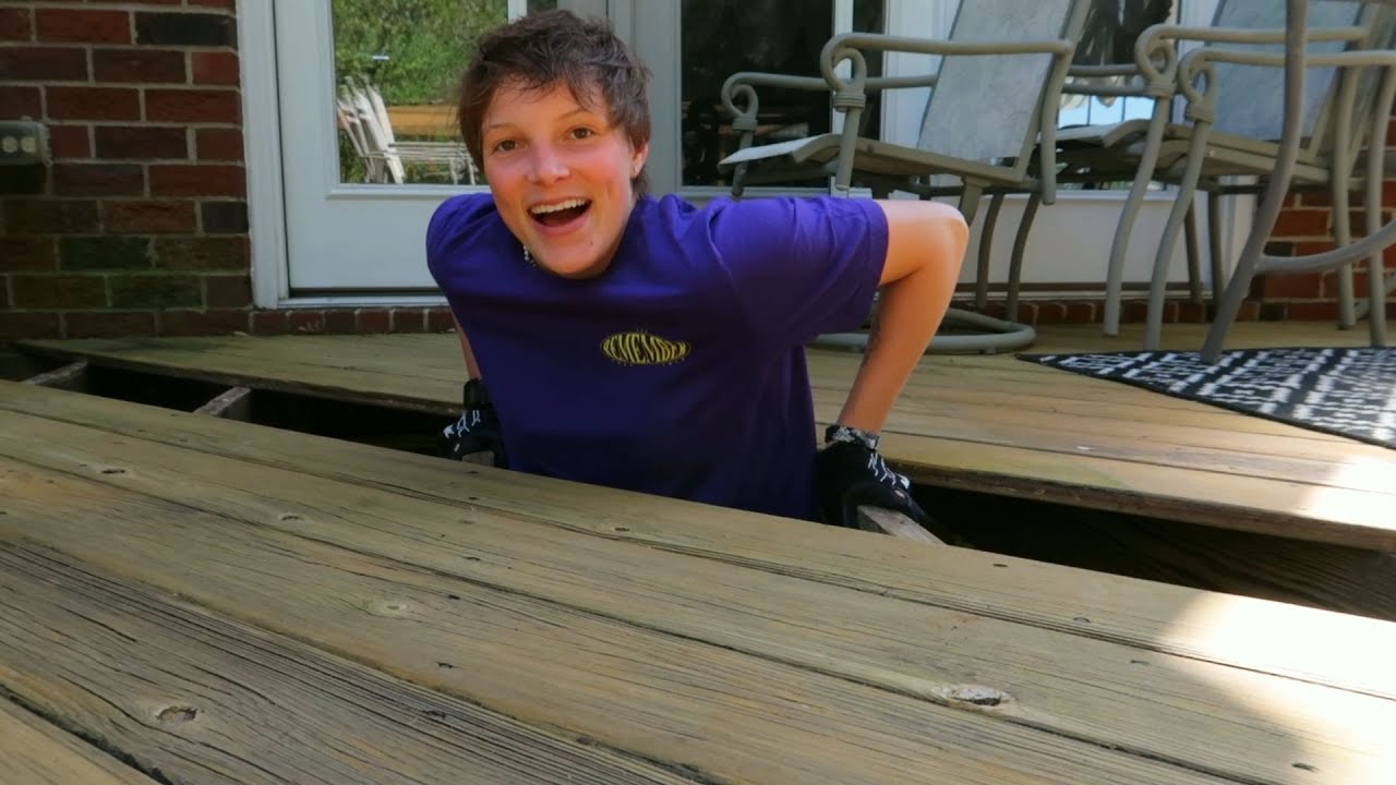 FELL THREW DECK | INJURED - YouTube