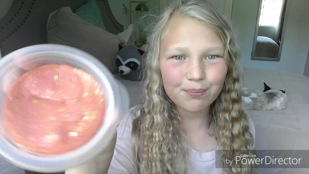 How to make salmon slime DIY - YouTube