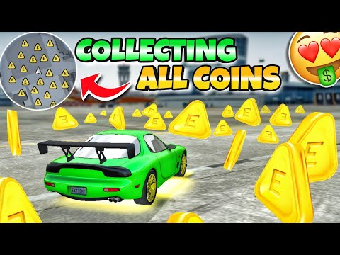 Collecting All Coins🤑| From The Whole Map😱| Extreme Car Driving Simulator🔥|