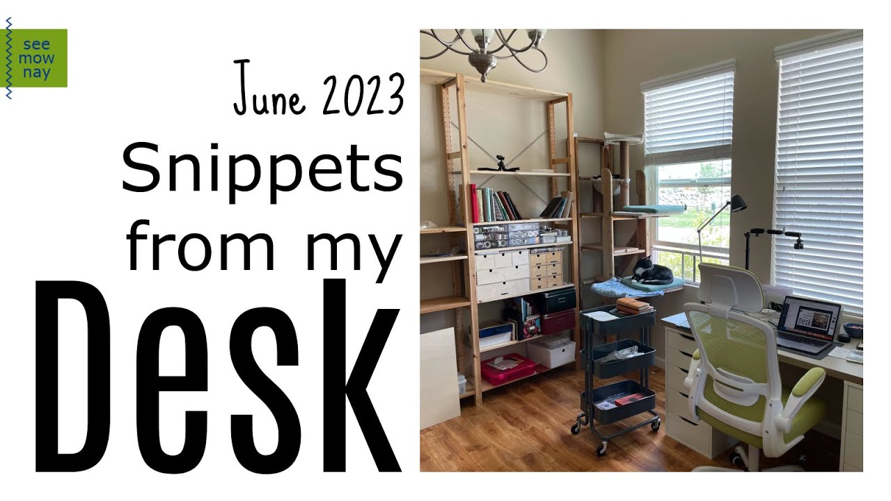 Snippets from my Desk: Studio Tour * Desk Tour - YouTube