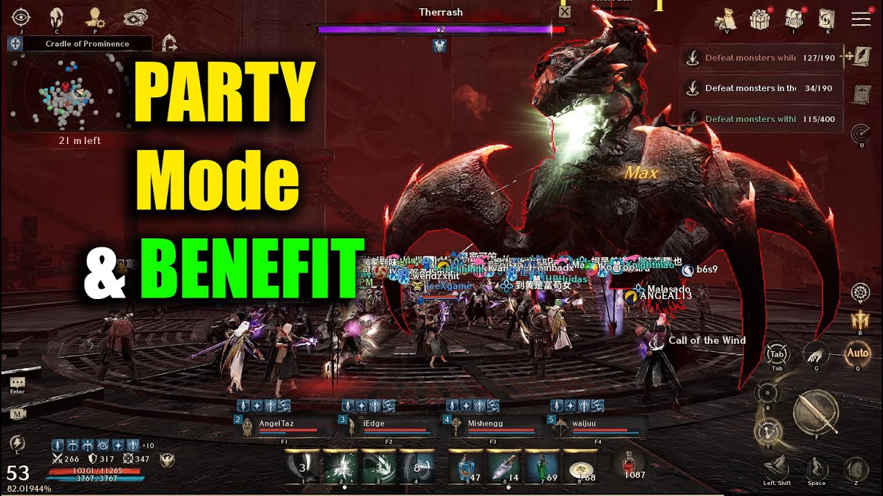 Night Crows Party Mode & Benefit - YouTube