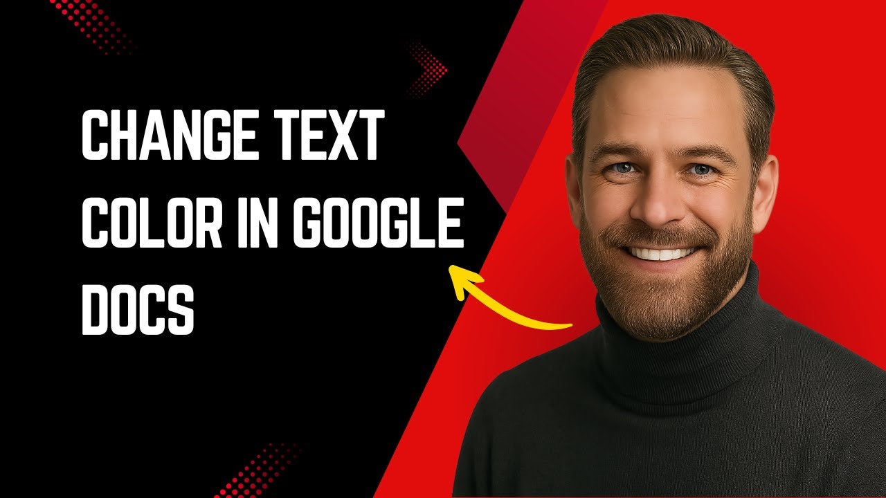 How To Change Text Color In Google Docs - YouTube