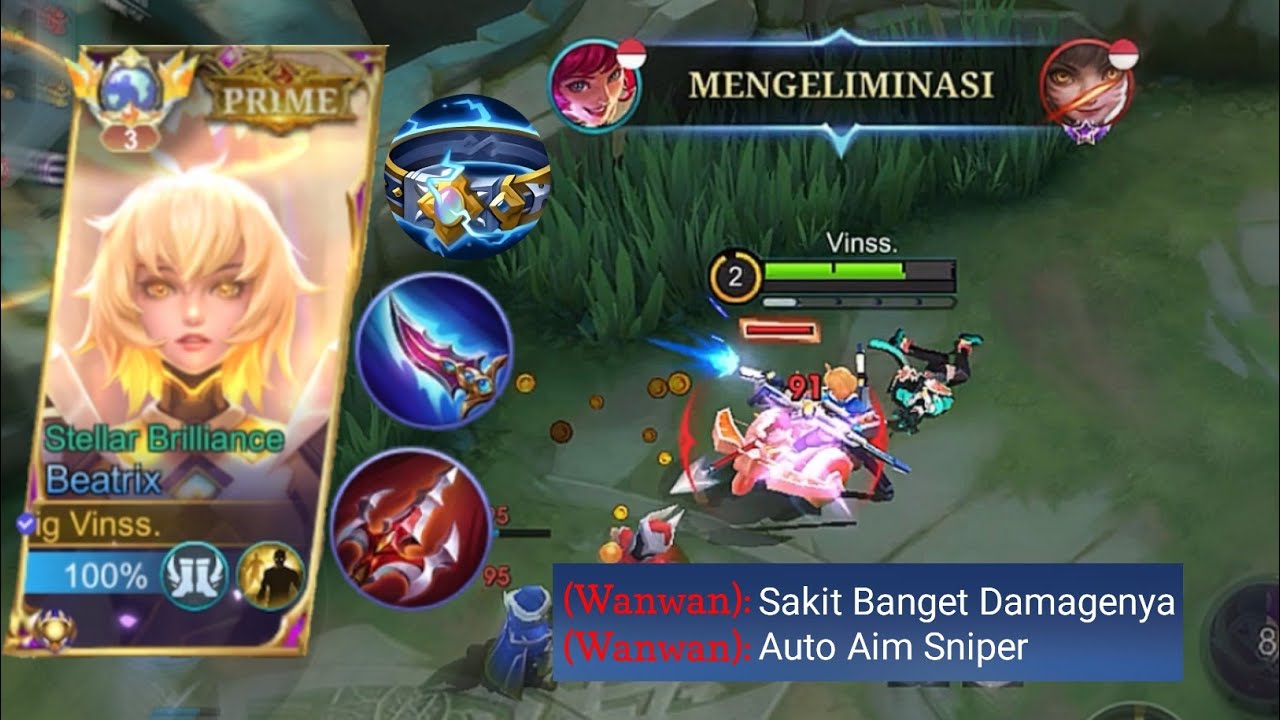 Beatrix Build True Damage! Deadly Combo Build Sniper! - YouTube