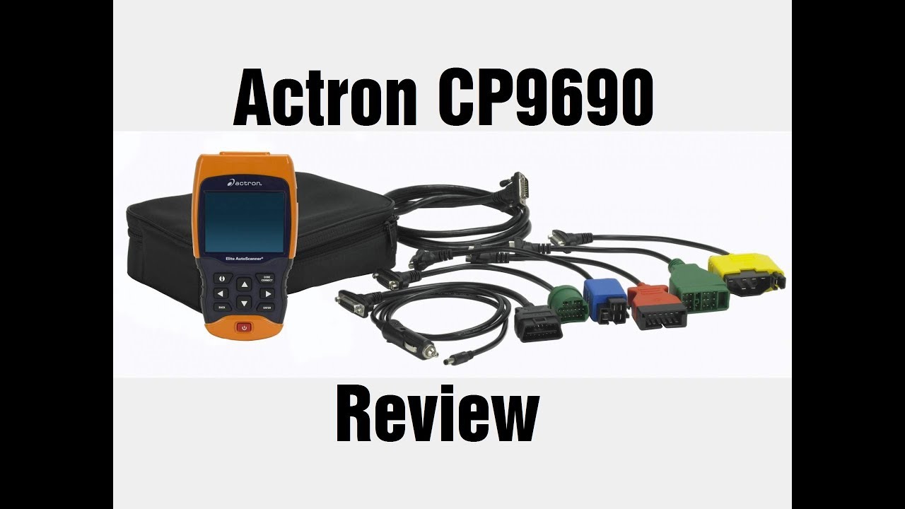 Review on the Actron CP9690 Elite AutoScanner - YouTube