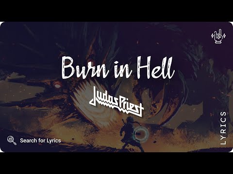 Judas Priest - Burn in Hell (Lyrics video for Desktop)