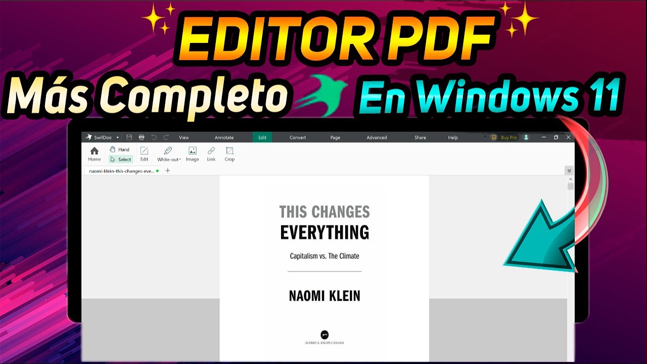 El MEJOR⚡ EDITOR PDF Completo para Windows 11 / CONVIERTE Archivos y ...