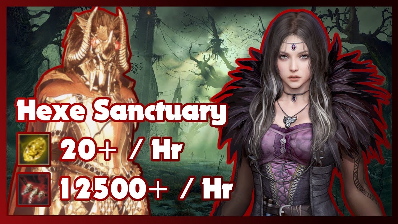 Hexe Sanctuary | Witch Awakening 309AP | 12500+/Hr [Yellow No Agris ...