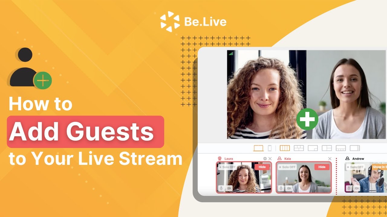 How to Add and Manage Guests in Be.Live | Livestream Guide - YouTube