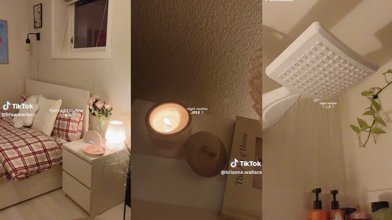 Night Routine/ Tiktok Compilation - YouTube