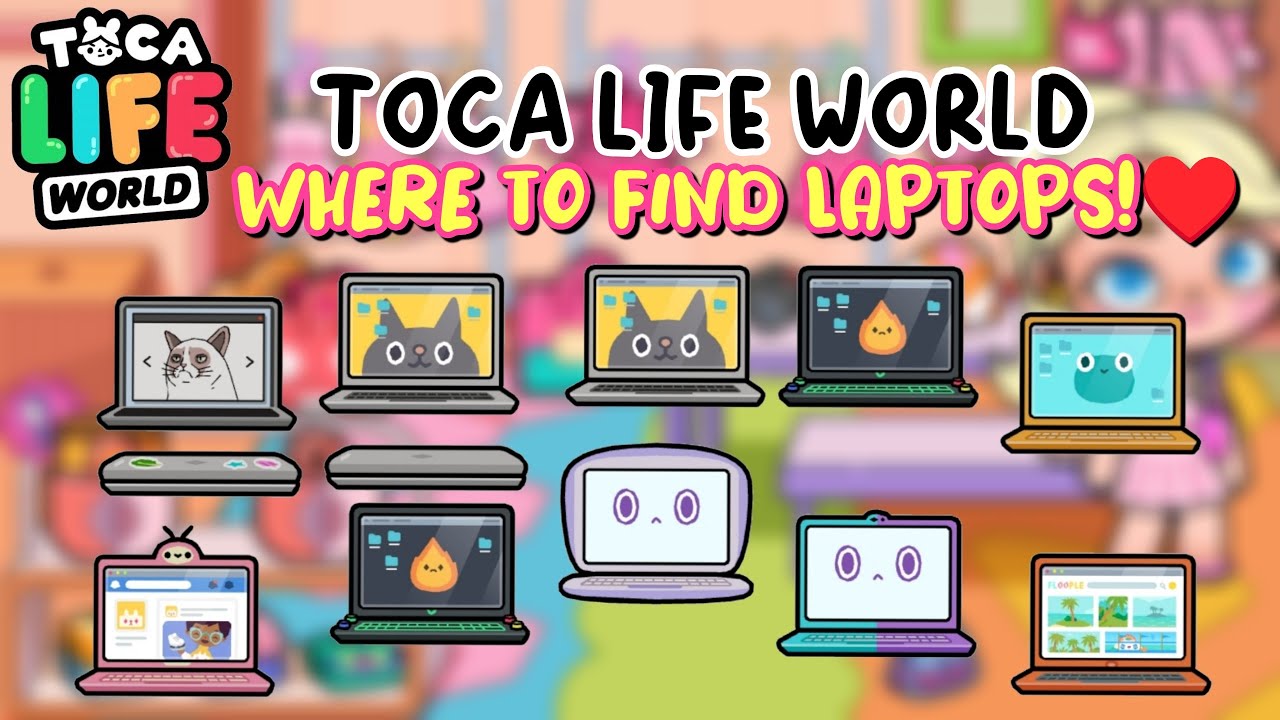Toca Boca Toca Boca Toca Life World Laptop Skin By Anasohping The