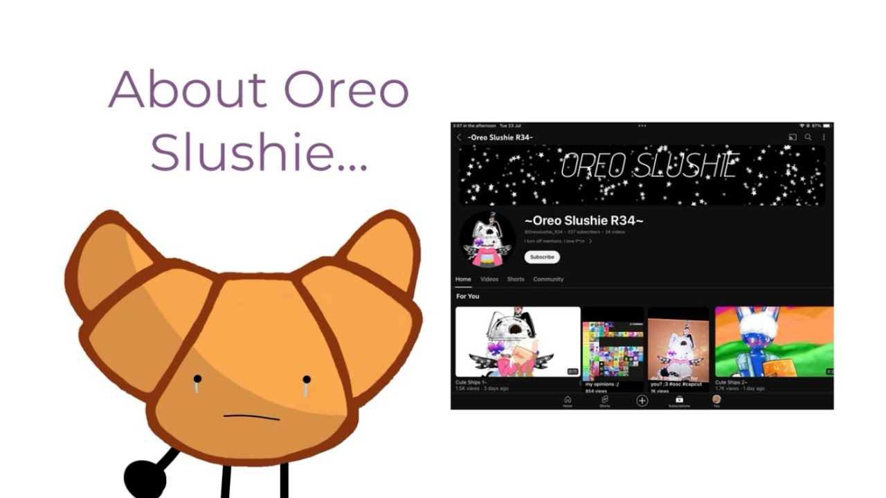 Discussions with Croissant: Oreo Slushie - YouTube
