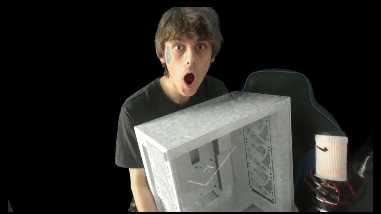 xotic unboxes a pc case but hes the worst at it - YouTube