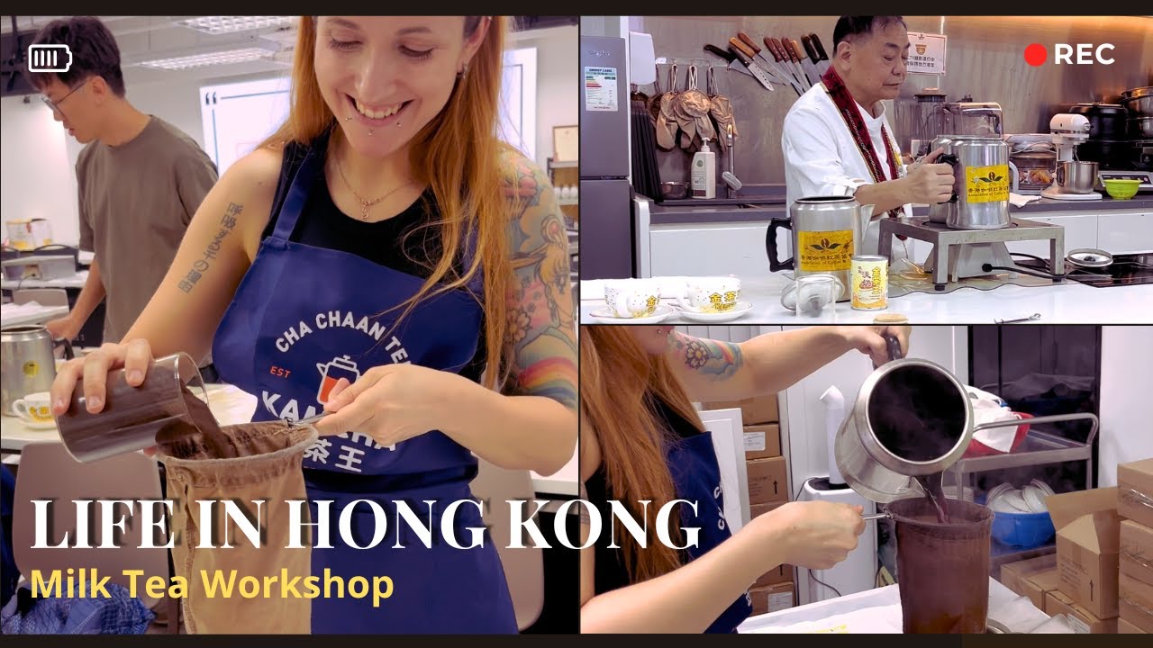 Hong Kong Vlog 🇭🇰, First time attending a Hong Kong Style Milk Tea Workshop! | Daily life - YouTube