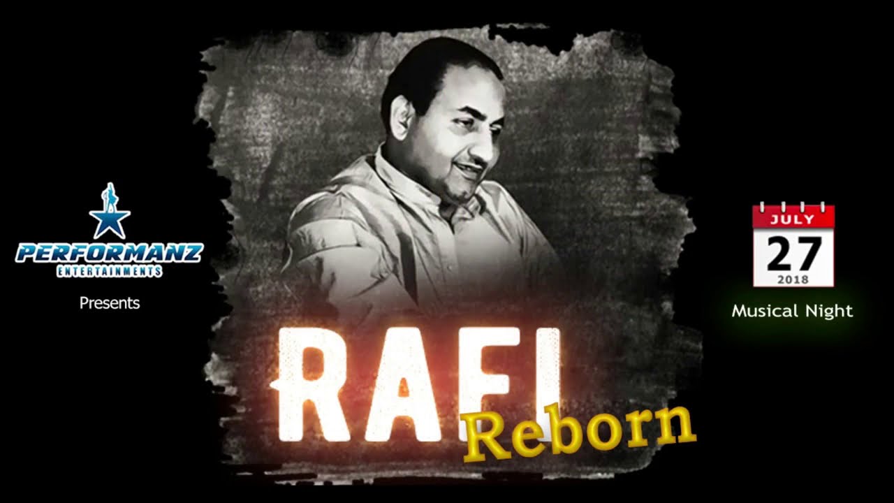 RAFI SAAB'S EVERGREEN CLASSICS (MEDLEY).... BY Sunil Menon v720P - YouTube
