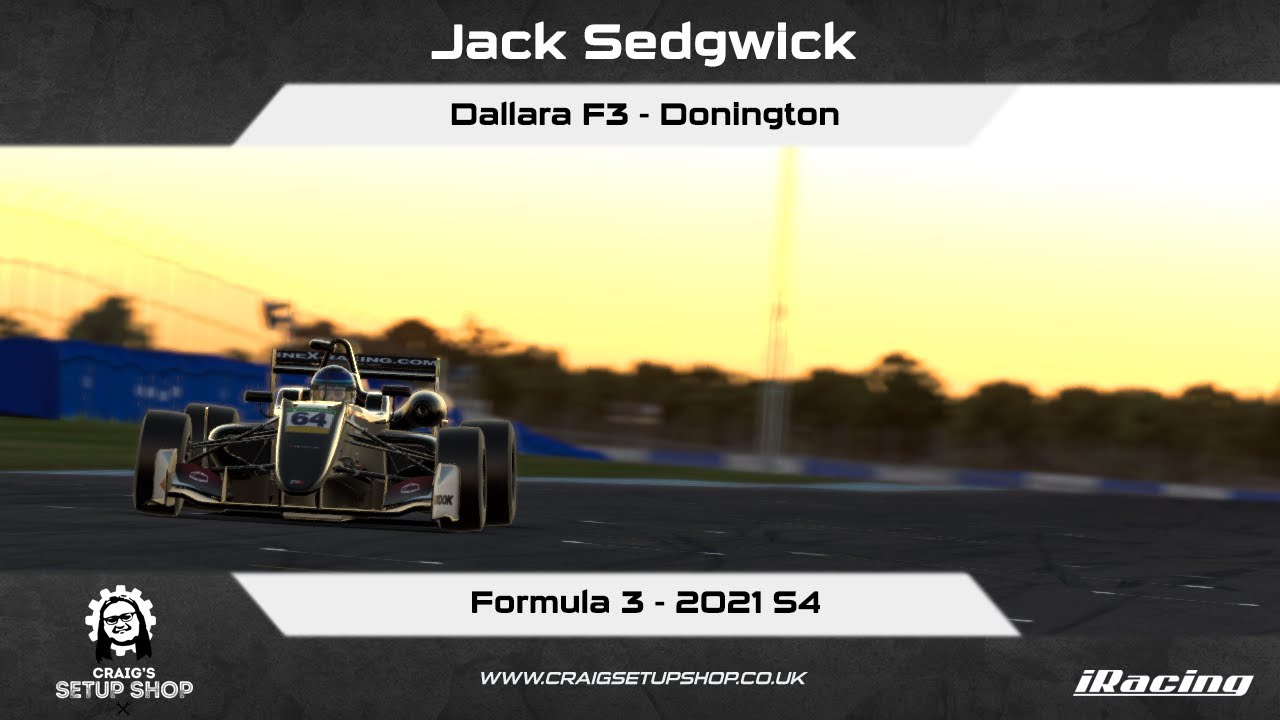 iRacing - 21S4 - Dallara F3 - Formula 3 - Donington - Jak - YouTube