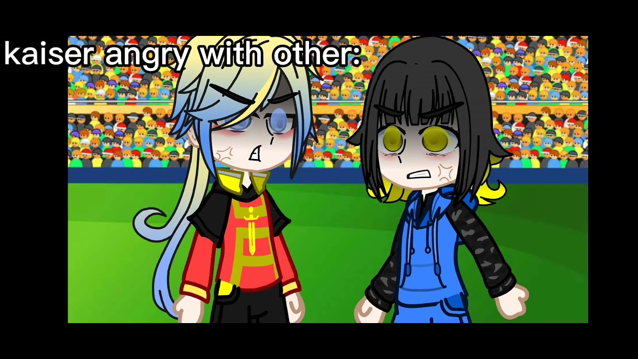 Kaiser angry with others vs angry with ness//my au// //gacha art mod ...