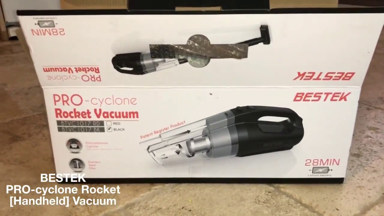 BESTEK PRO-cyclone Handheld Vacuum Cleaner-- By: Merry-Go - YouTube