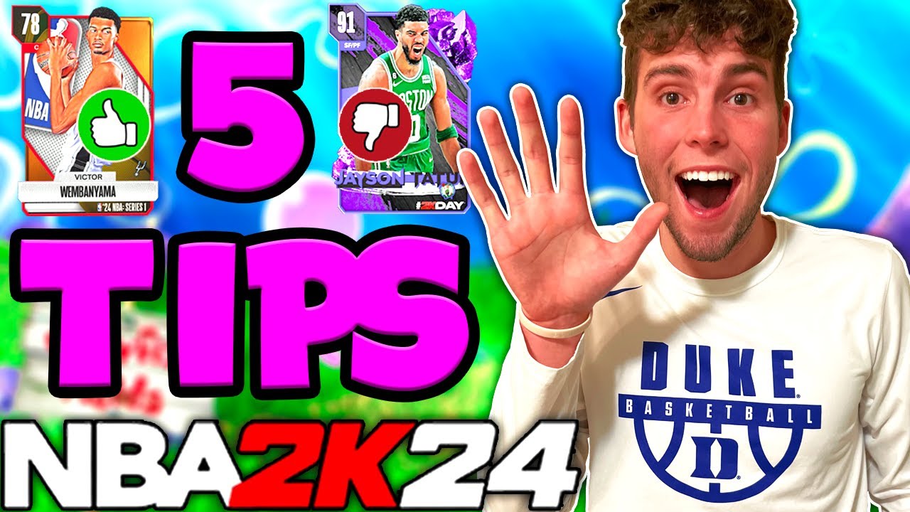 5 TIPS FOR NEW PLAYERS IN NBA 2K24 MyTEAM! MyTEAM BEGINNERS GUIDE ...