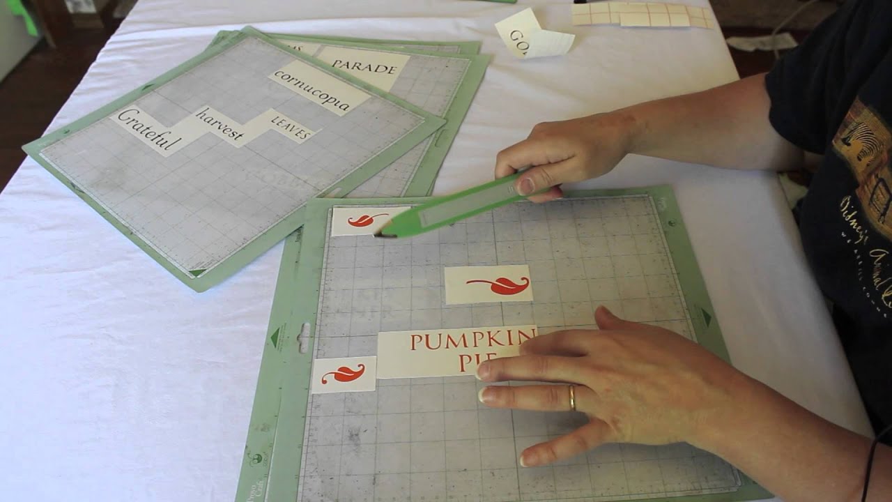 The Stamping Tree--Vinyl EDU--Fall Cricut Project - YouTube