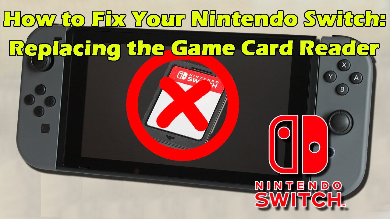 How to Fix Your Nintendo Switch: Replacing the Game Card Reader - YouTube