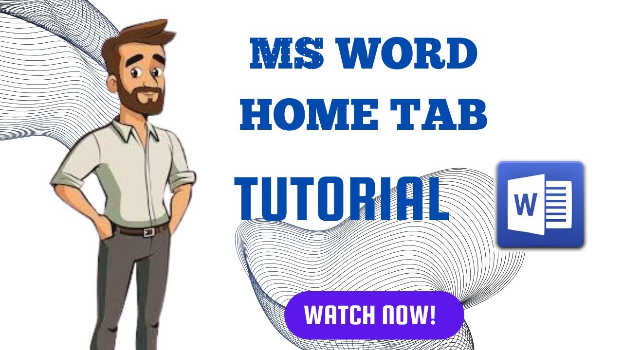 MS word basic tutorial for binger's home tab full tutorial - YouTube