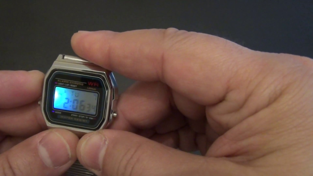 no brand casio like watch - YouTube